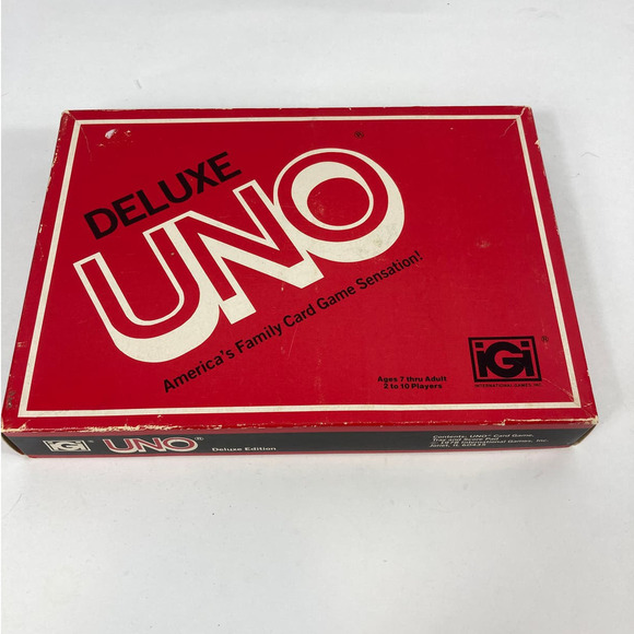 uno | Games | Vintage 978 Uno Deluxe Game | Poshmark